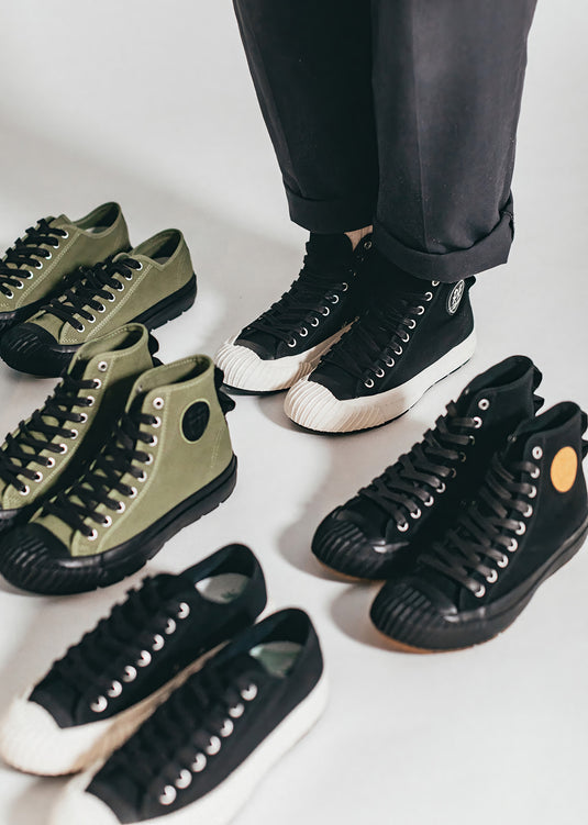 The Grounder Sneakers, Durable Military-Inspired Canvas Shoes – P.F. Flyers